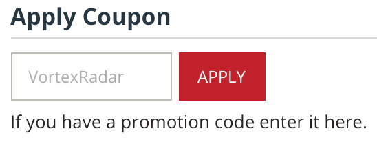 10% off sale on the Uniden DFR7 - Vortex Radar