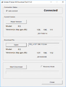 How to Update the Firmware on the Uniden R1 & R3 - Vortex Radar